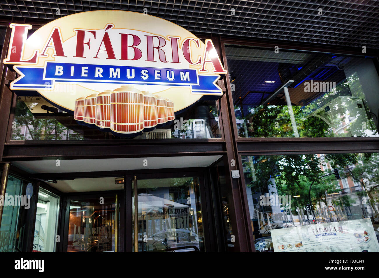 Madrid Spagna,ispanica Chamberi,Calle de Genova,la Fabrica,Biermuseum ...