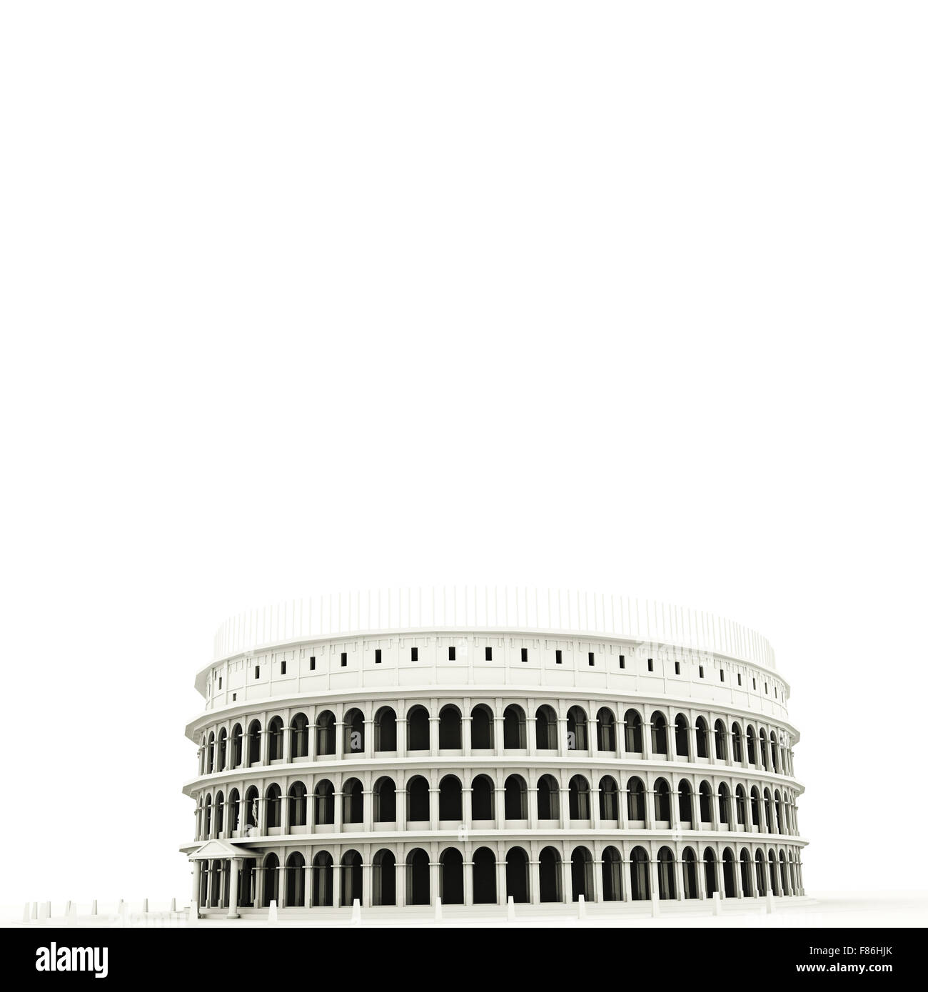 Italy colosseum on white background immagini e fotografie stock ad alta ...