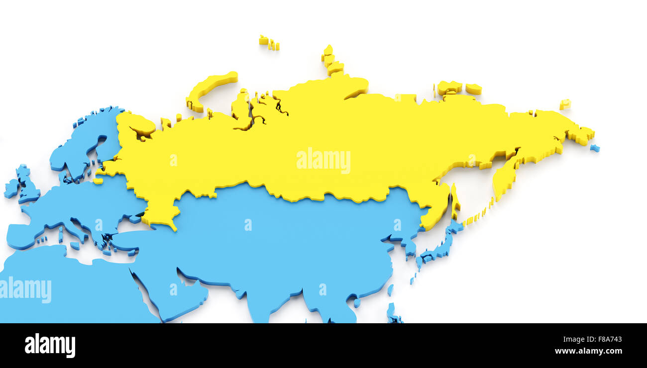 Russia map Immagini e Fotos Stock - Alamy
