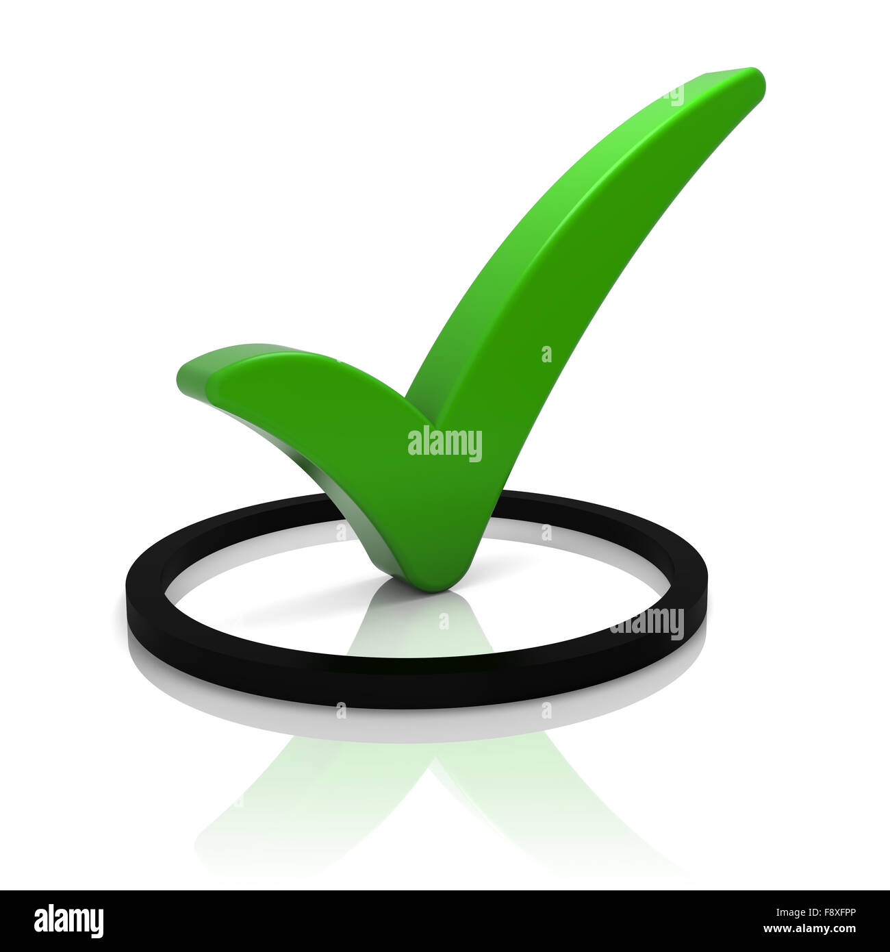 Simbolo di spunta verde immagini e fotografie stock ad alta risoluzione ...