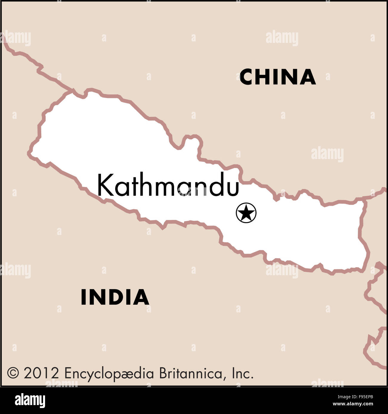 Kathmandu nepal mappe geografia cartografia immagini e fotografie stock ...