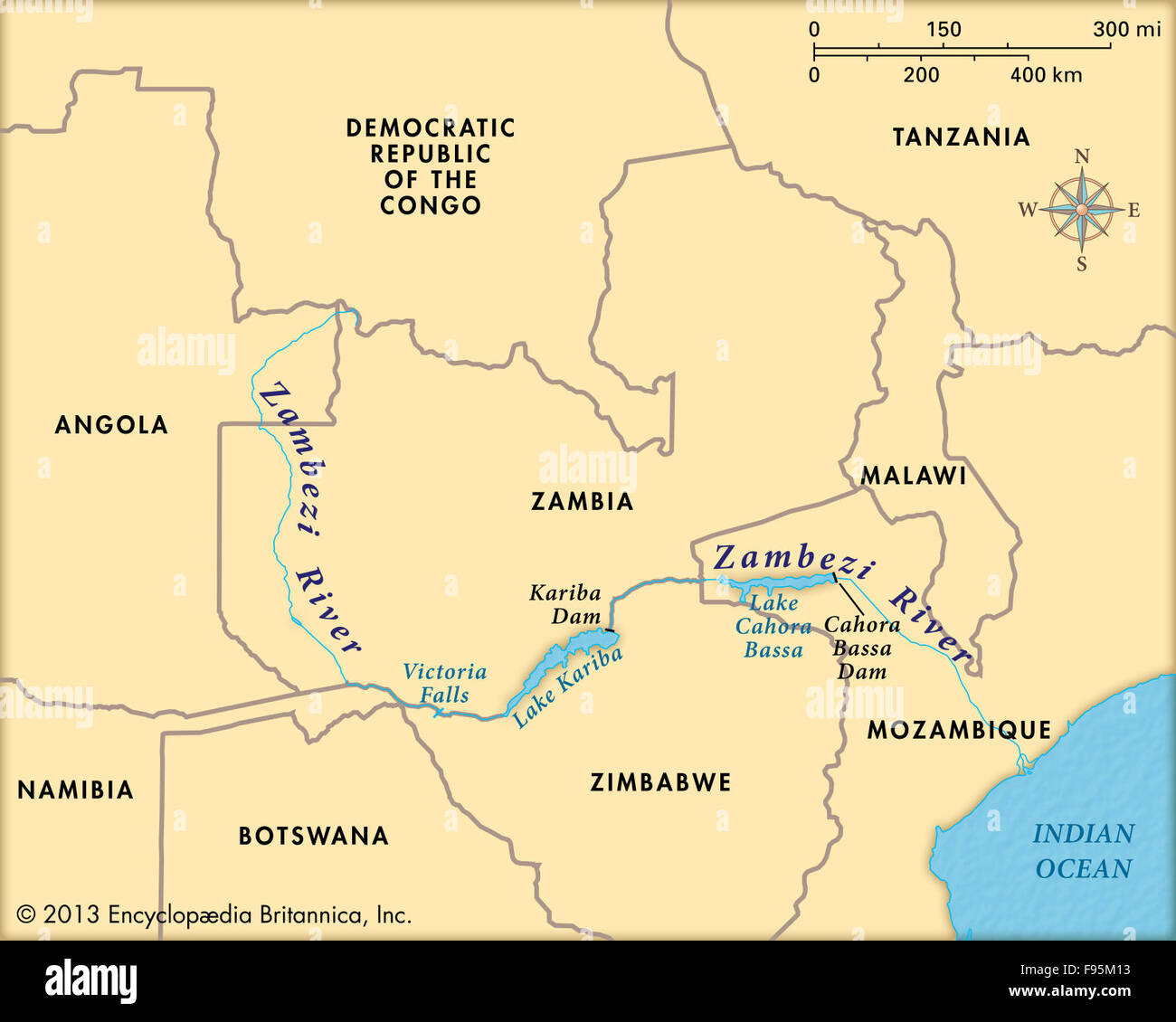 Mappa Del Fiume Zambesi Africa Whitewater Rafting Sul Fiume Zambesi