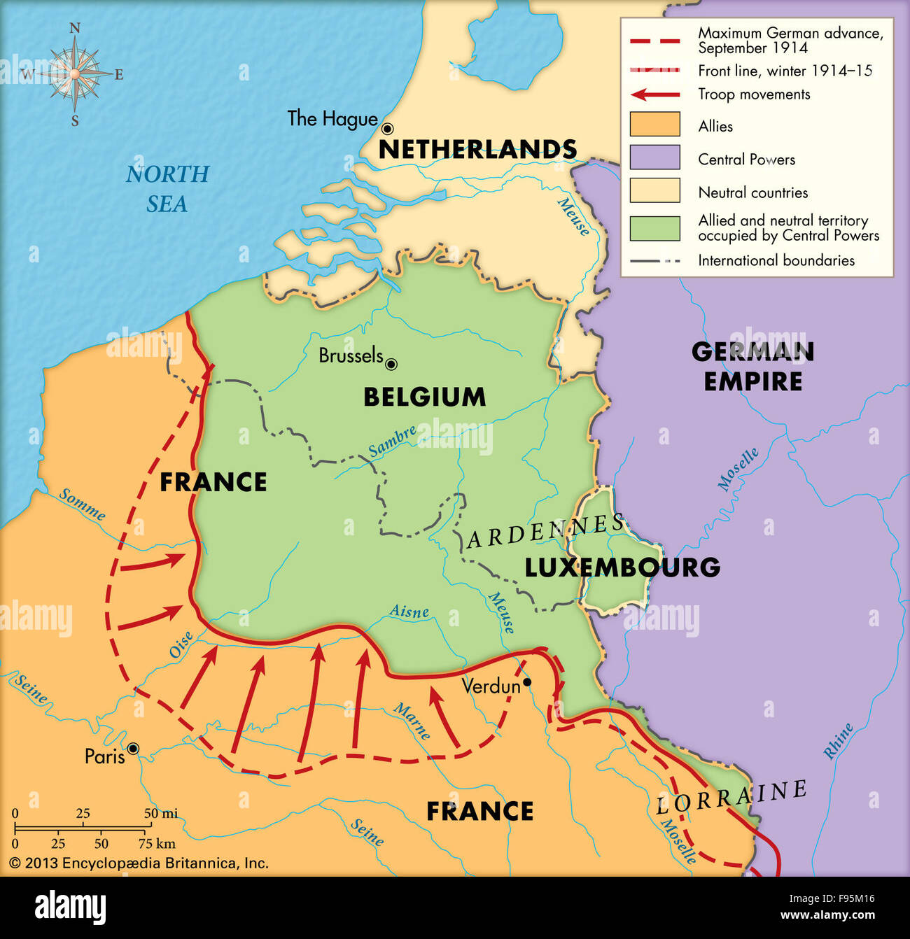 Battaglia Della Marna Immagini e Fotos Stock - Alamy