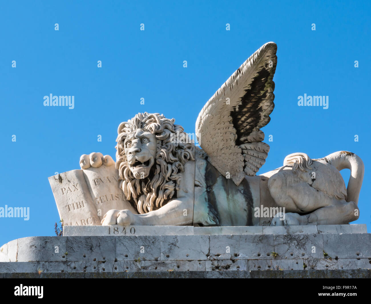 Statua in marmo leone alato immagini e fotografie stock ad alta ...