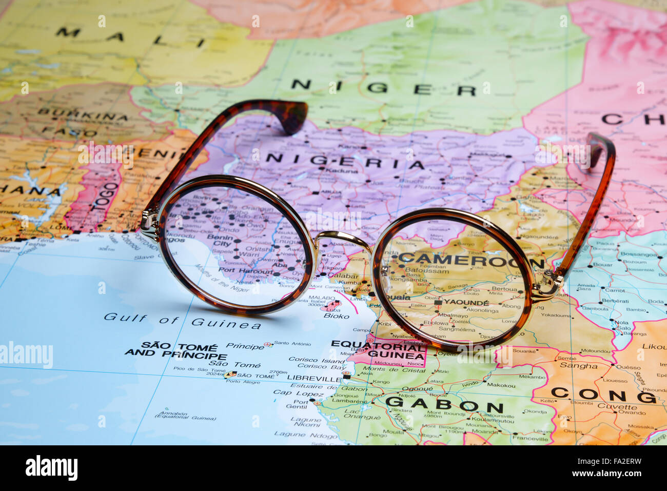 Cartina cameroon immagini e fotografie stock ad alta risoluzione - Alamy