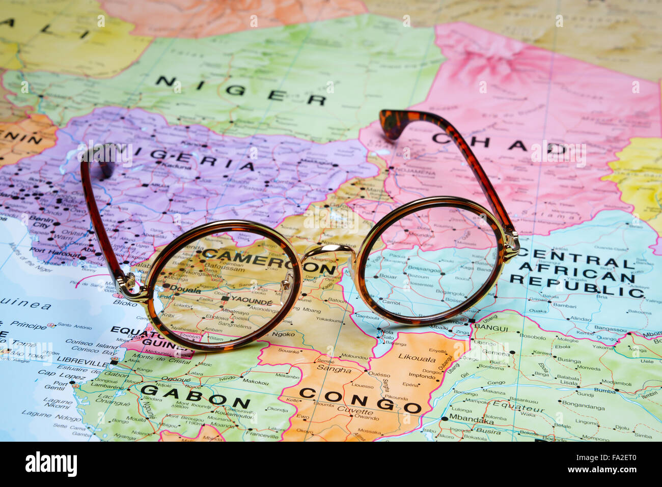 Cartina cameroon immagini e fotografie stock ad alta risoluzione - Alamy