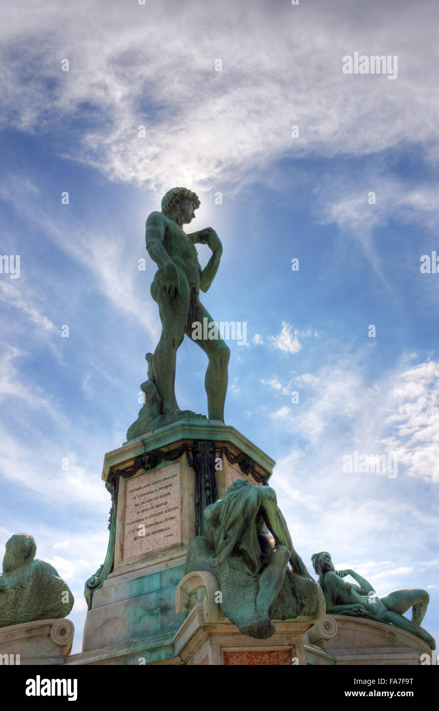 Replica di michelangelos david immagini e fotografie stock ad alta ...