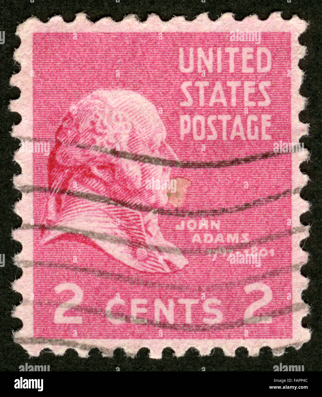 Us postage stamp john adams immagini e fotografie stock ad alta ...