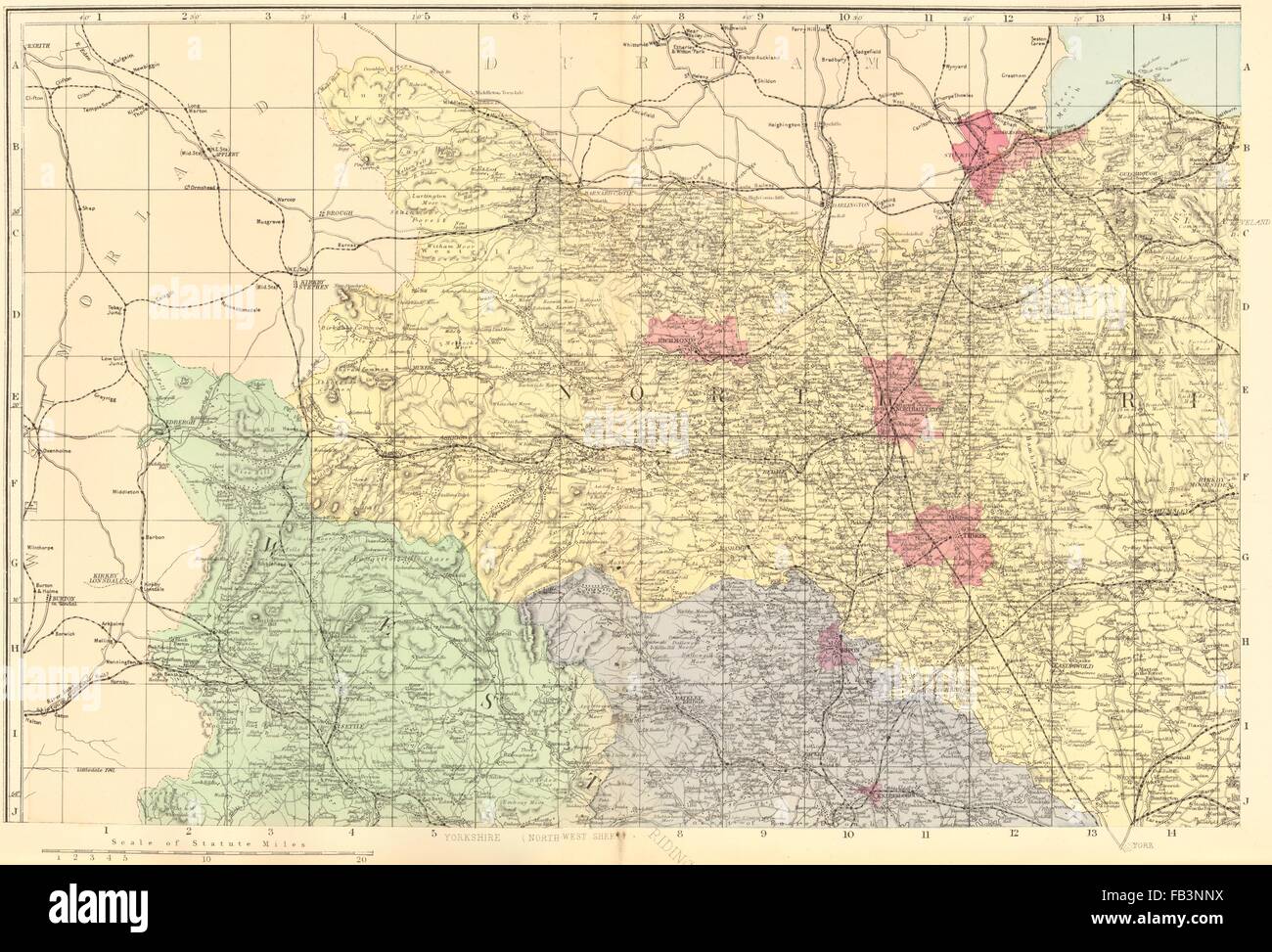 Mappa di northallerton immagini e fotografie stock ad alta risoluzione ...