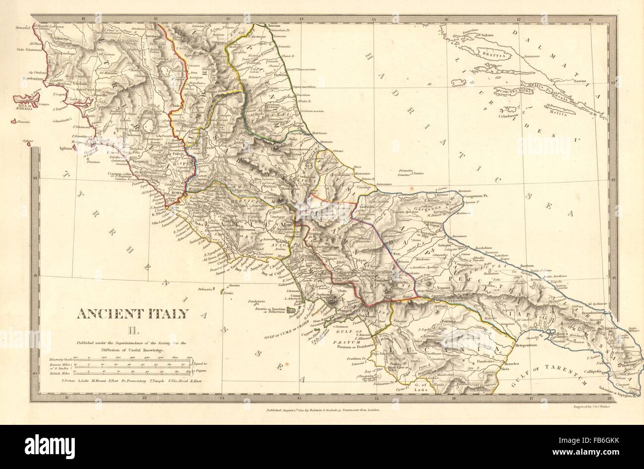 Cartina italia antica immagini e fotografie stock ad alta risoluzione ...