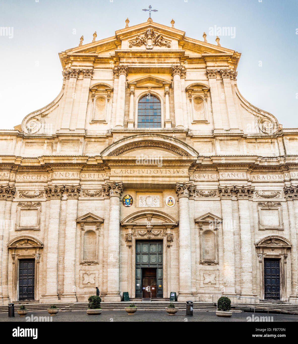 La chiesa barocca di San Ignazio di Loyola a Campo Marzio a Roma, Italia Foto stock - Alamy