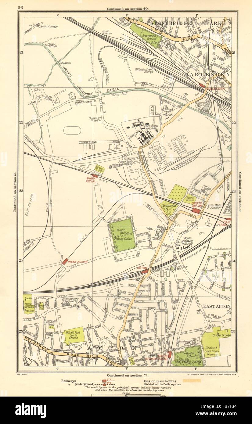 Mappa di acton immagini e fotografie stock ad alta risoluzione - Alamy