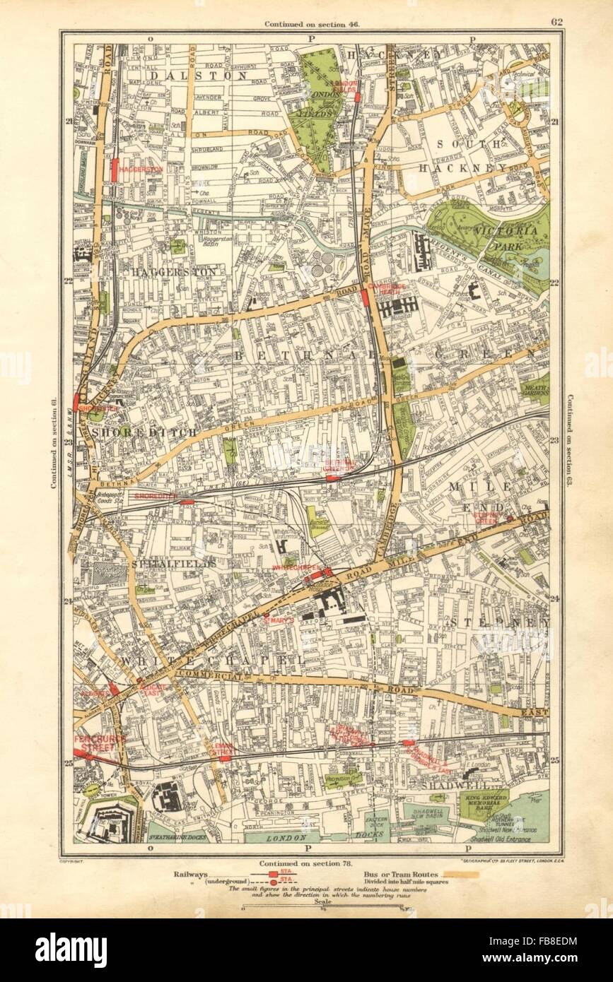 East end london map immagini e fotografie stock ad alta risoluzione ...