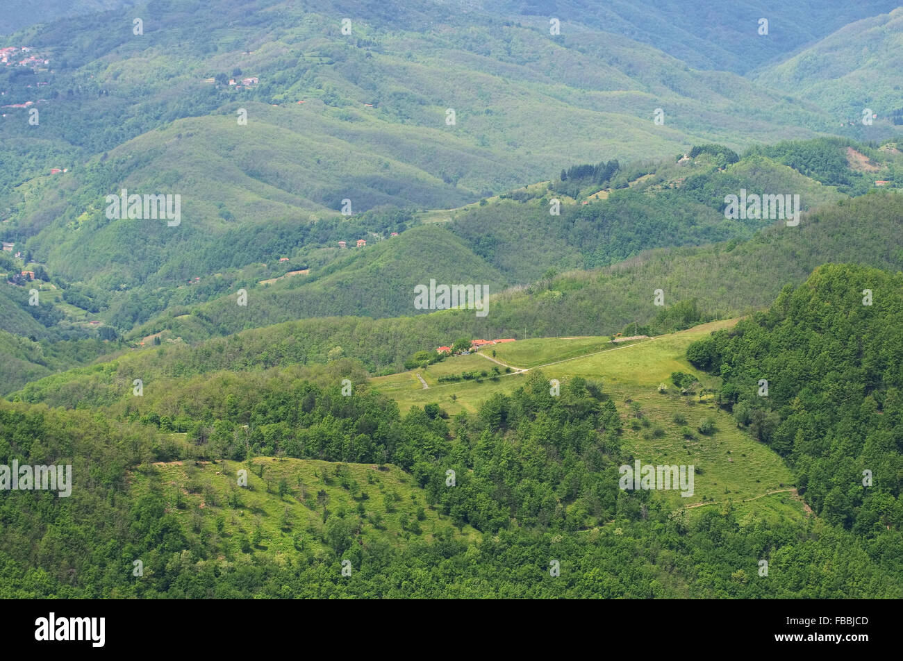 Ligurischer Apennin - Appennino Ligure 02 Foto stock - Alamy