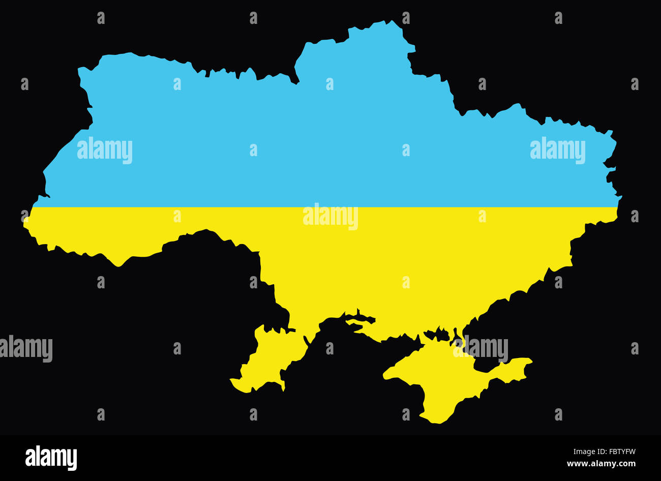 Mappa dell'ucraina da colorare immagini e fotografie stock ad alta ...
