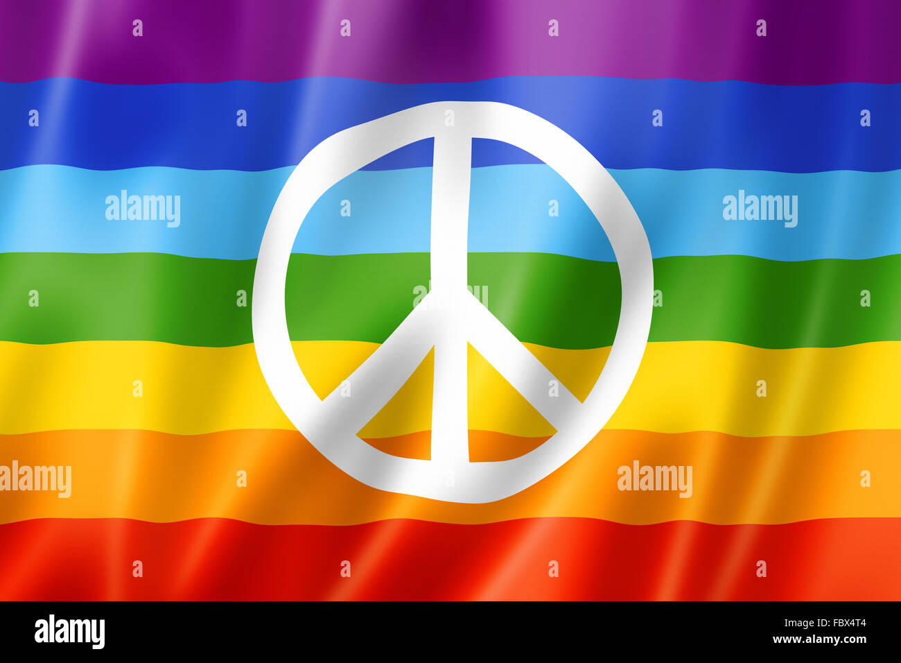 Bandiera della pace arcobaleno immagini e fotografie stock ad alta ...