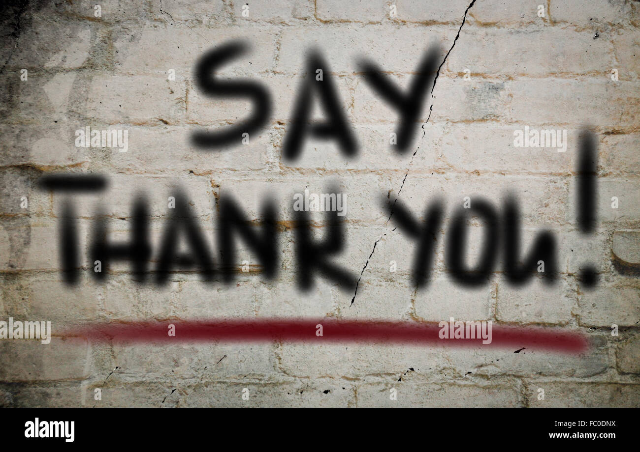 Say thank you immagini e fotografie stock ad alta risoluzione - Alamy