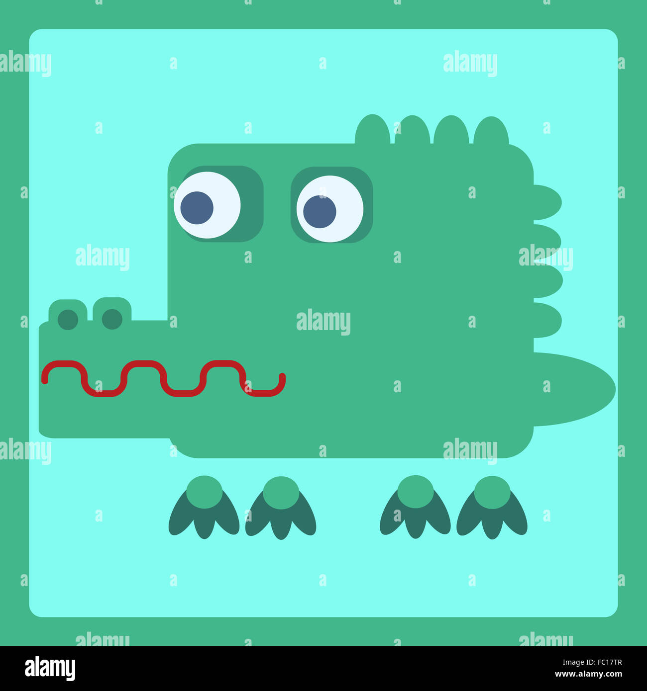 Cartoon crocodile immagini e fotografie stock ad alta risoluzione - Alamy