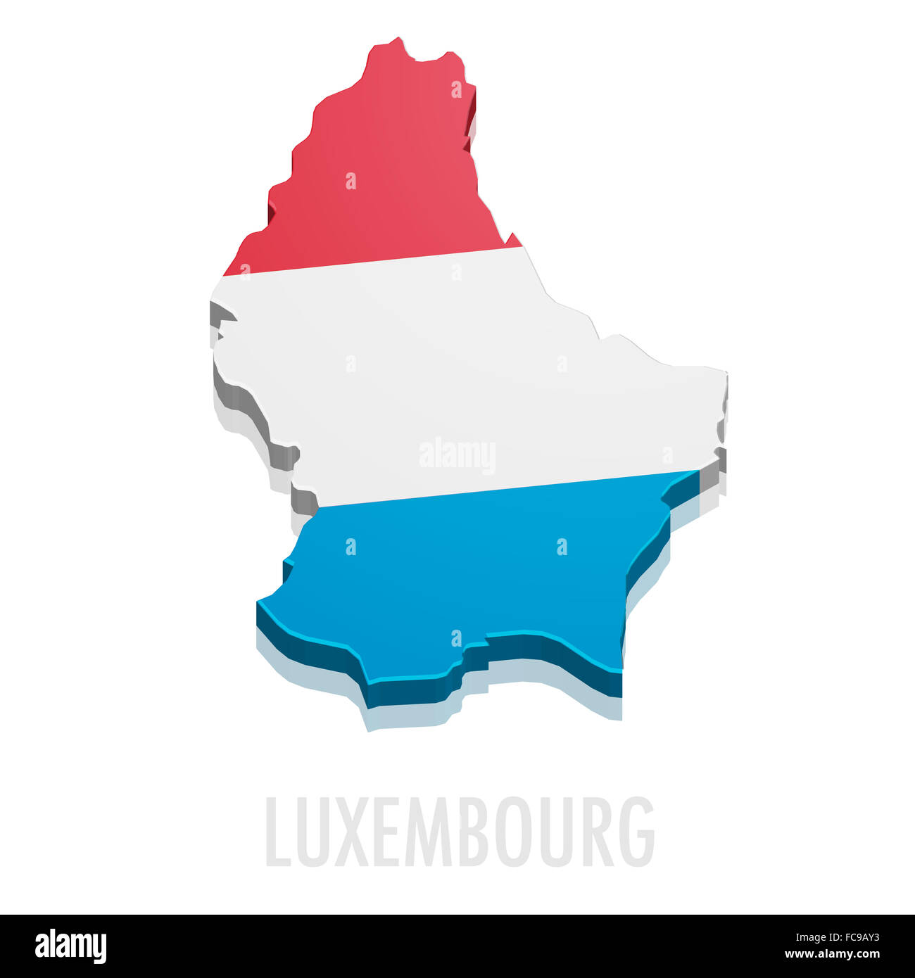 Mappa della città di lussemburgo immagini e fotografie stock ad alta ...