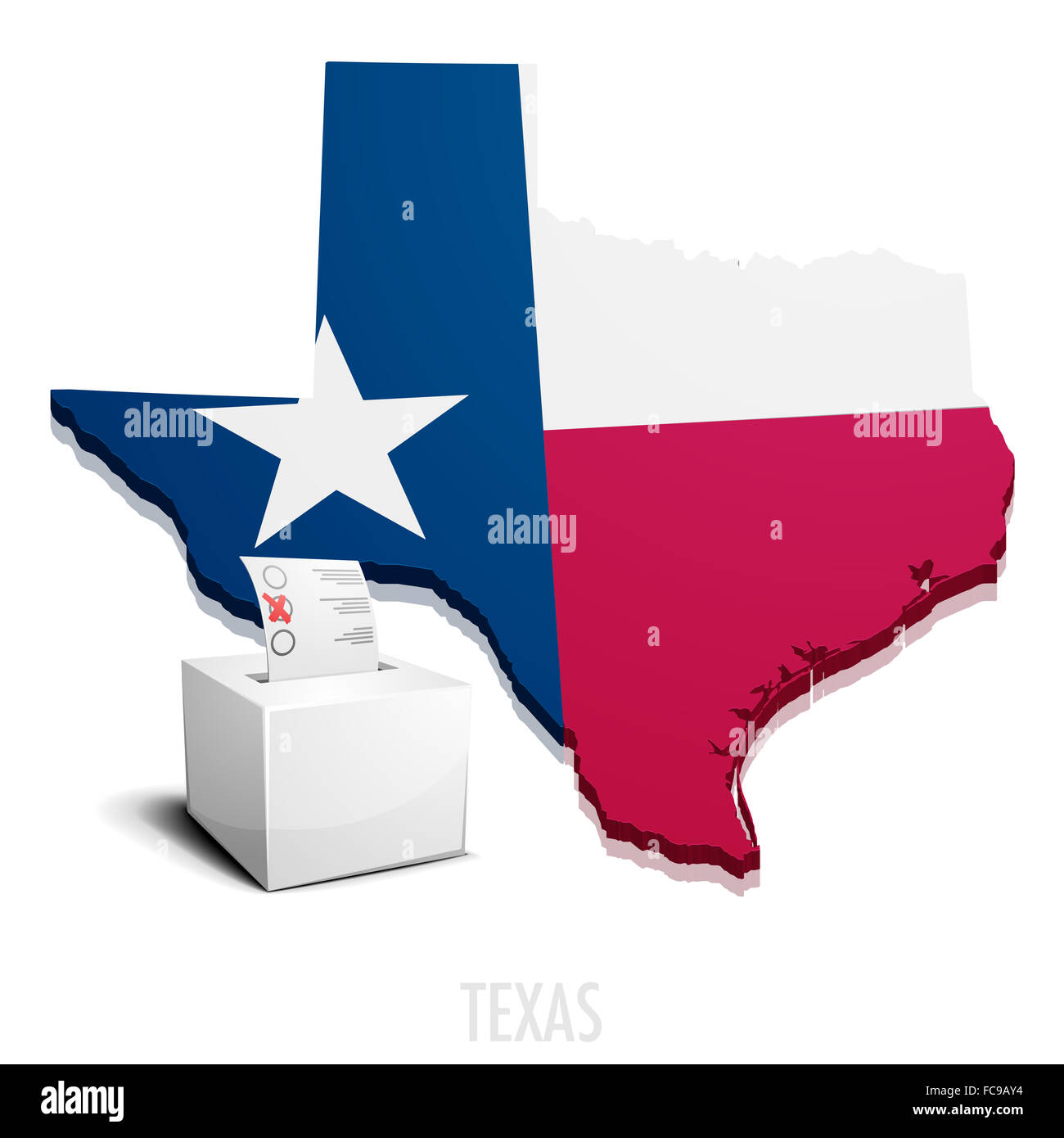 Political map of texas immagini e fotografie stock ad alta risoluzione ...