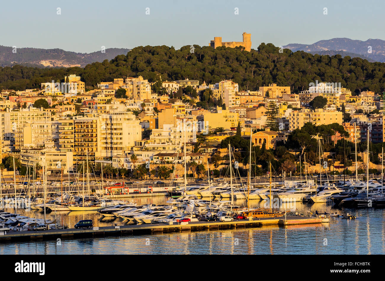 Spagna Isole Baleari Maiorca Palma de Mallorca il castello di Bellver e ...