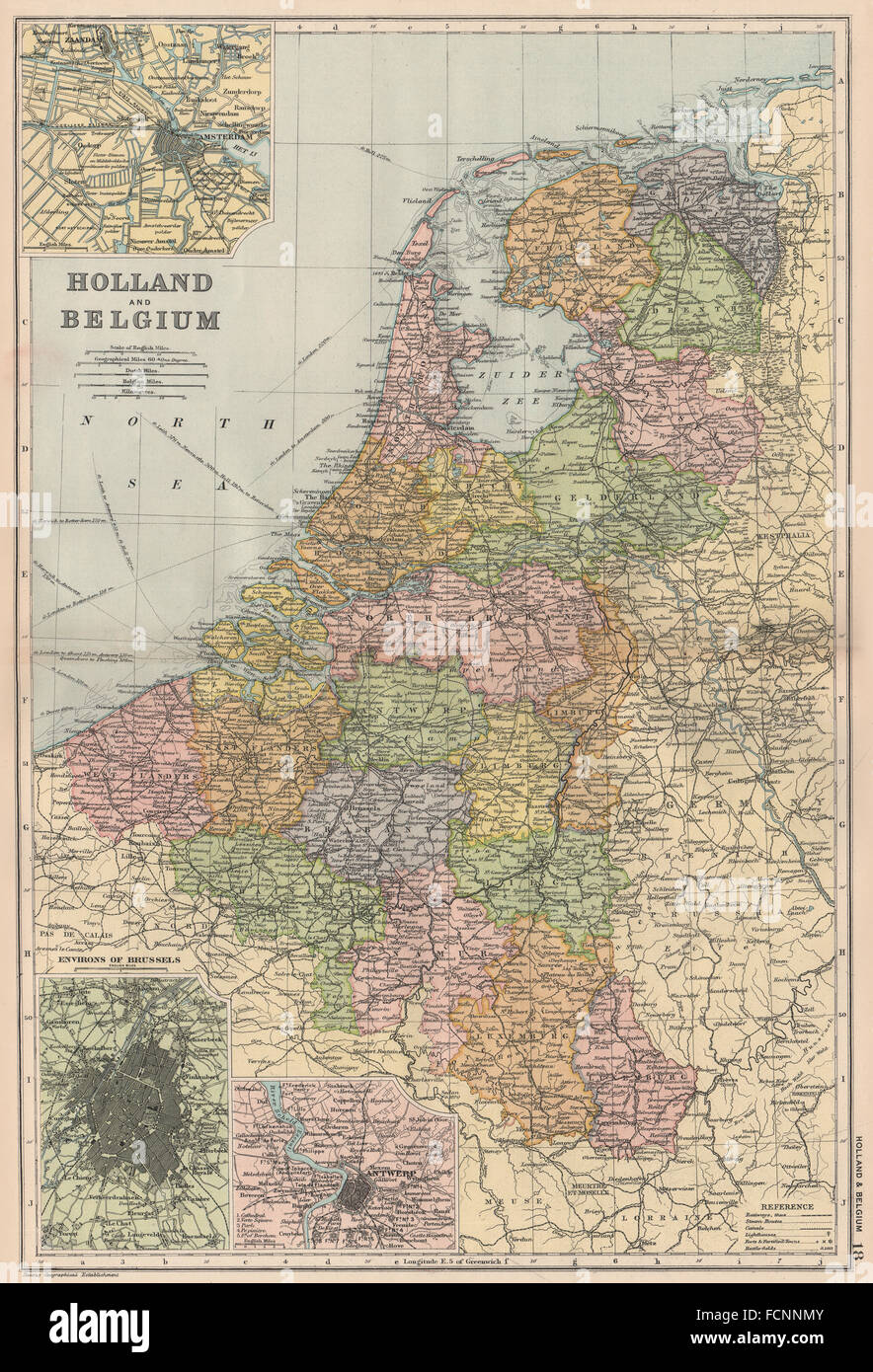 Mappa di olanda immagini e fotografie stock ad alta risoluzione - Alamy