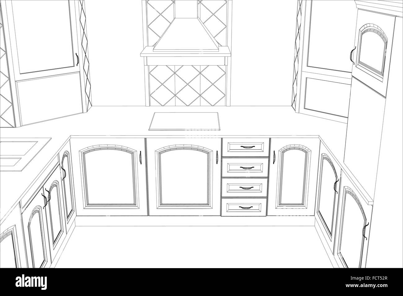 Pareti della cucina Immagini Vettoriali Stock - Alamy