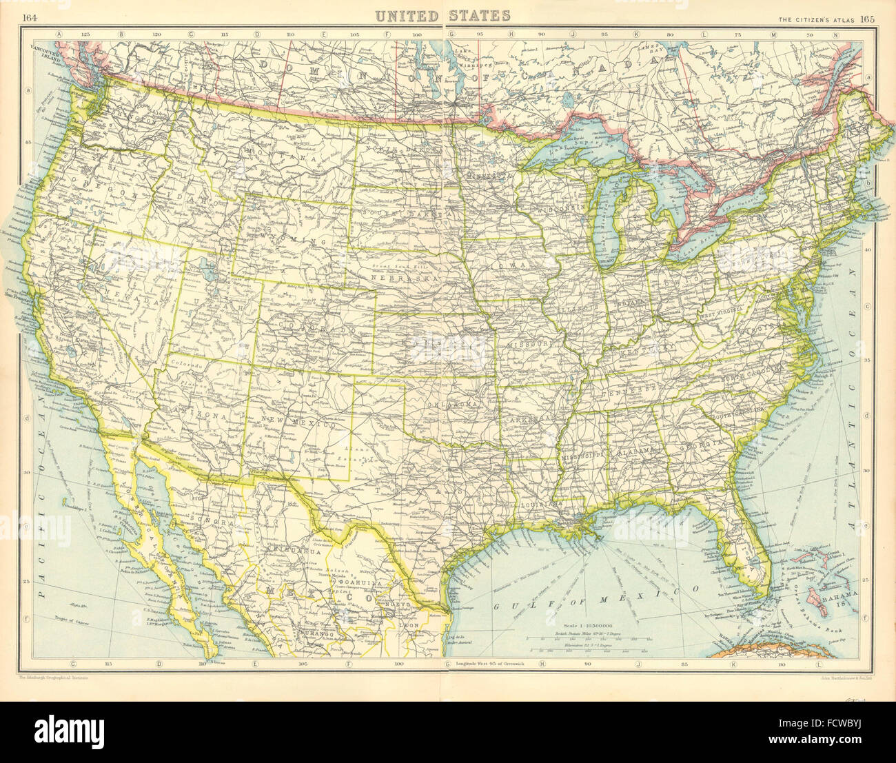 Map of usa immagini e fotografie stock ad alta risoluzione - Alamy