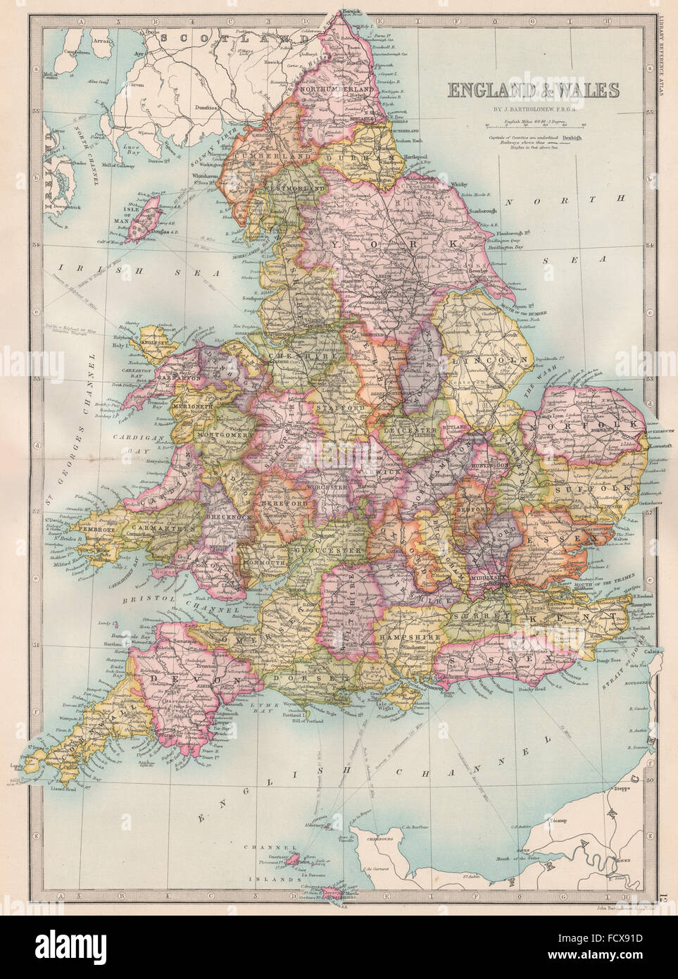 Map england and wales immagini e fotografie stock ad alta risoluzione ...