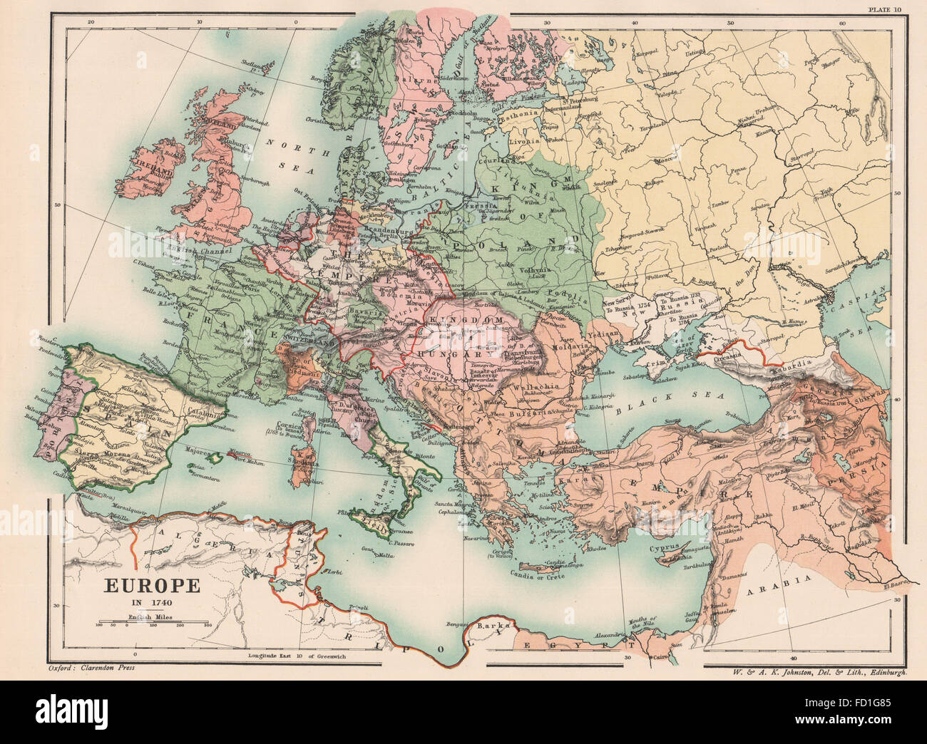 Europe map 1740 immagini e fotografie stock ad alta risoluzione - Alamy