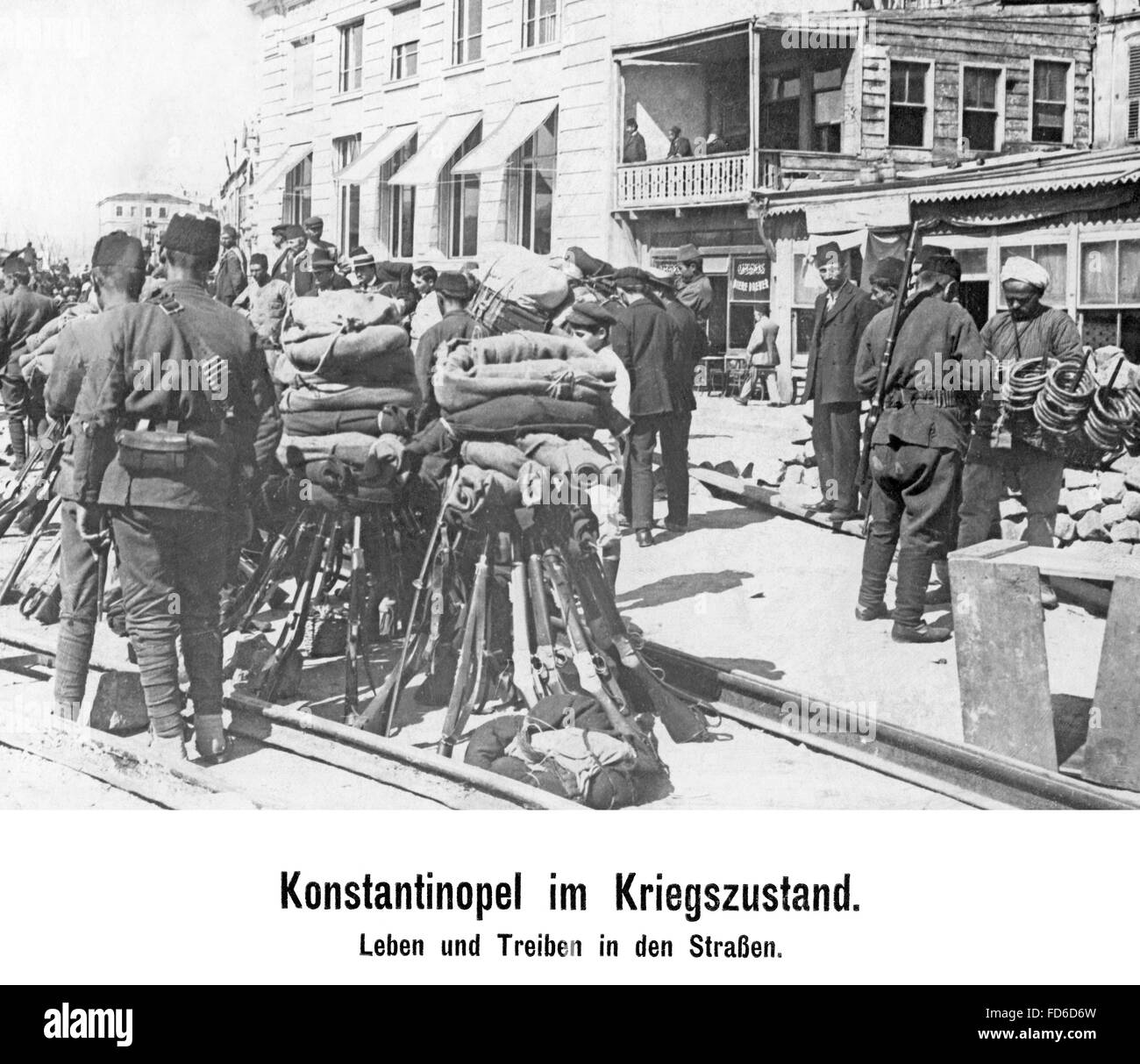 Guerra balcanica del 1912 a costantinopoli immagini e fotografie stock ...