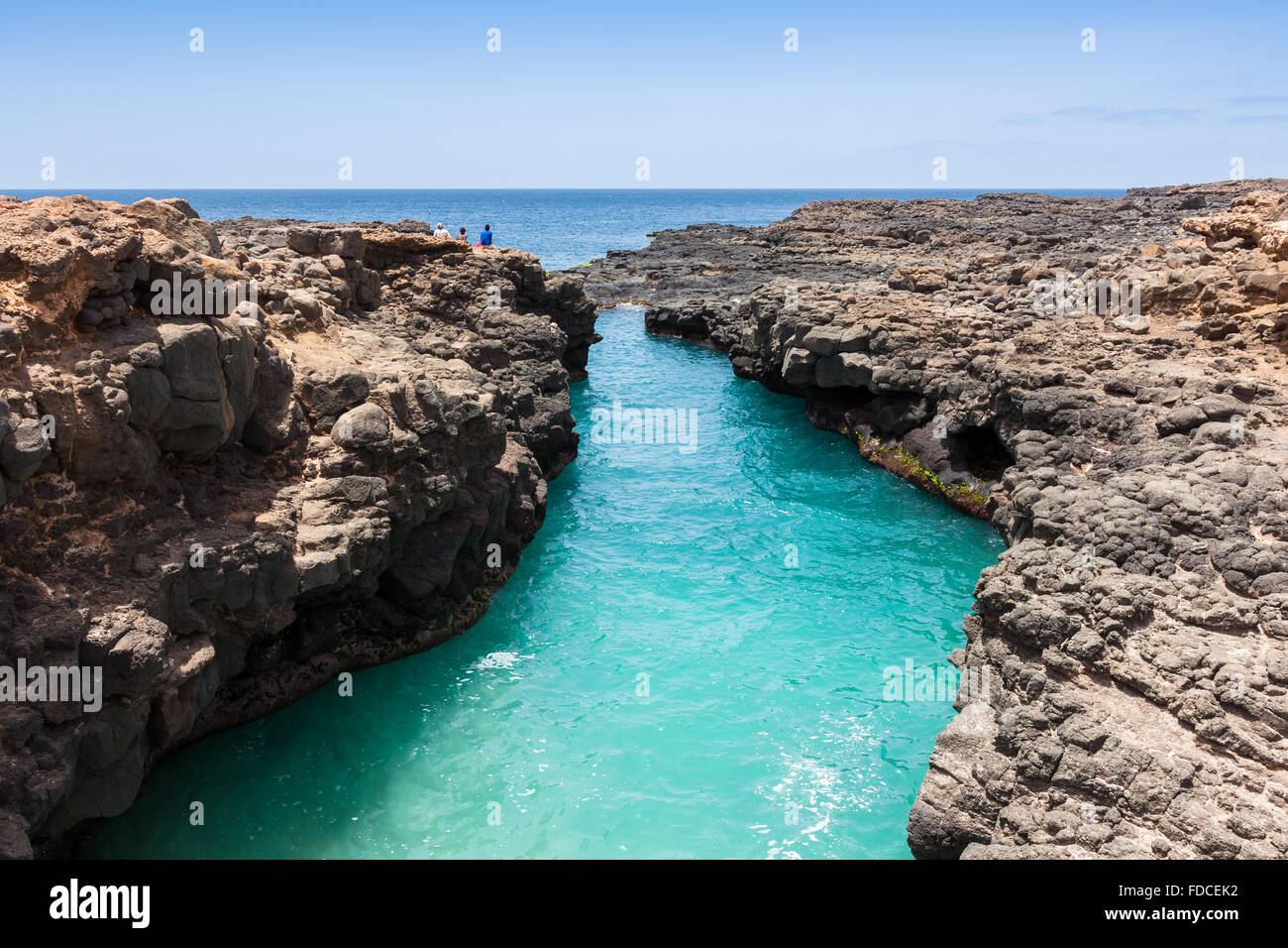 Buracona nell isola di Sal Capo Verde - Cabo Verde Foto stock - Alamy