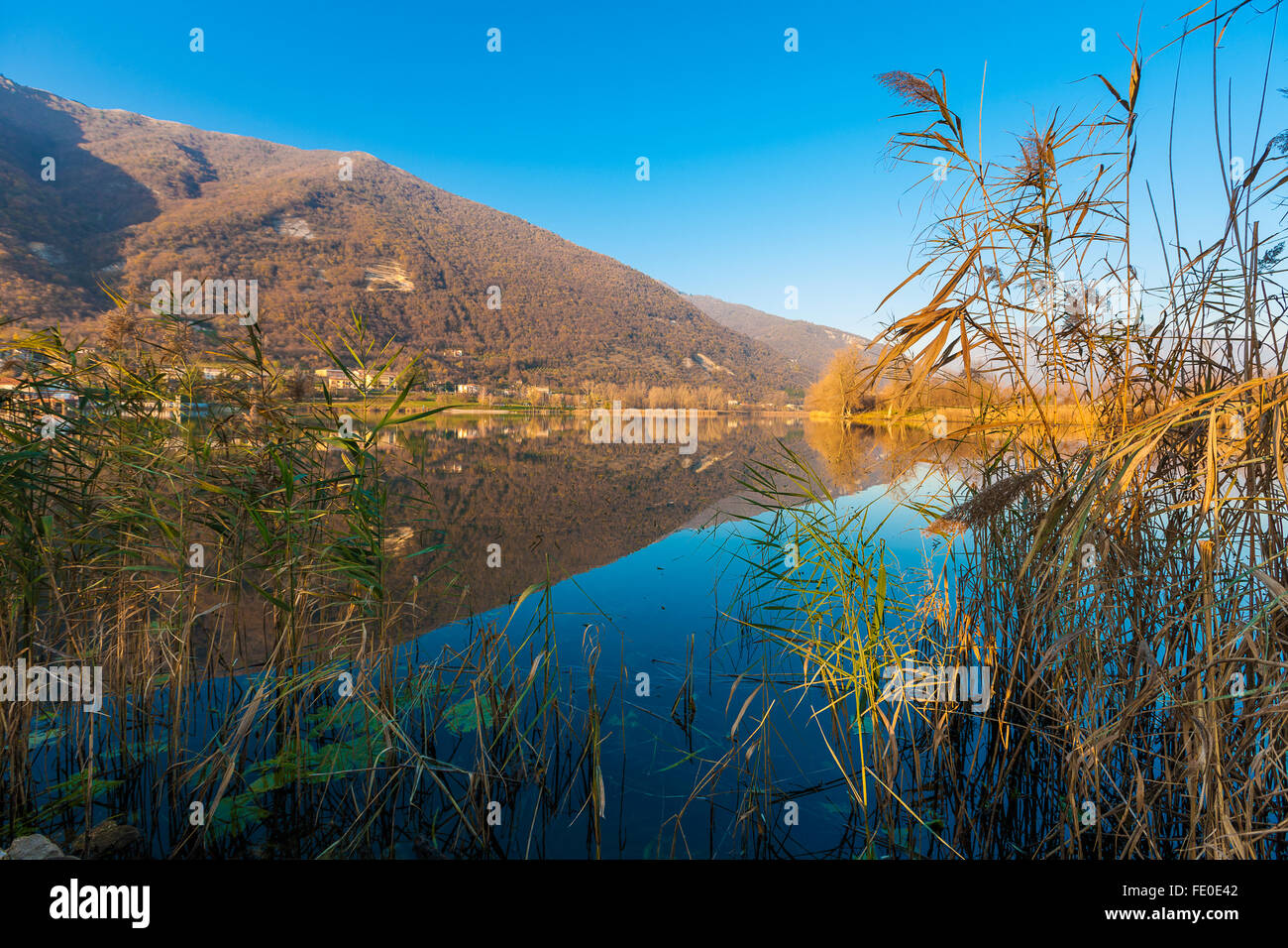Italia Veneto laghi di Revine, il Lago di Santa Maria Foto stock - Alamy