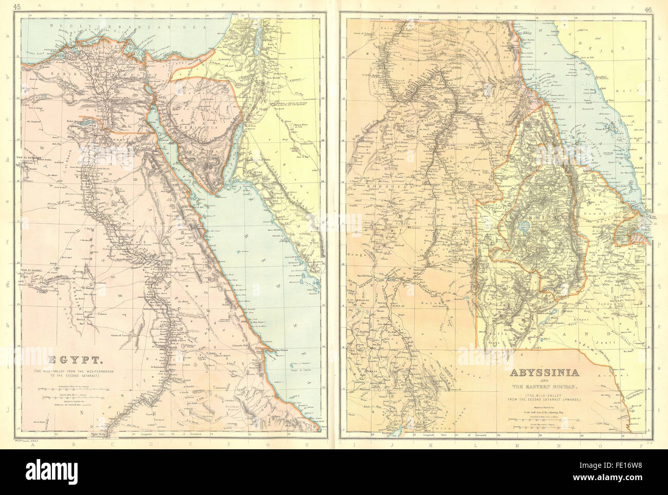 Egitto: Valle del Nilo alla seconda cataratta. Il Sinai. BLACKIE, 1893 ...