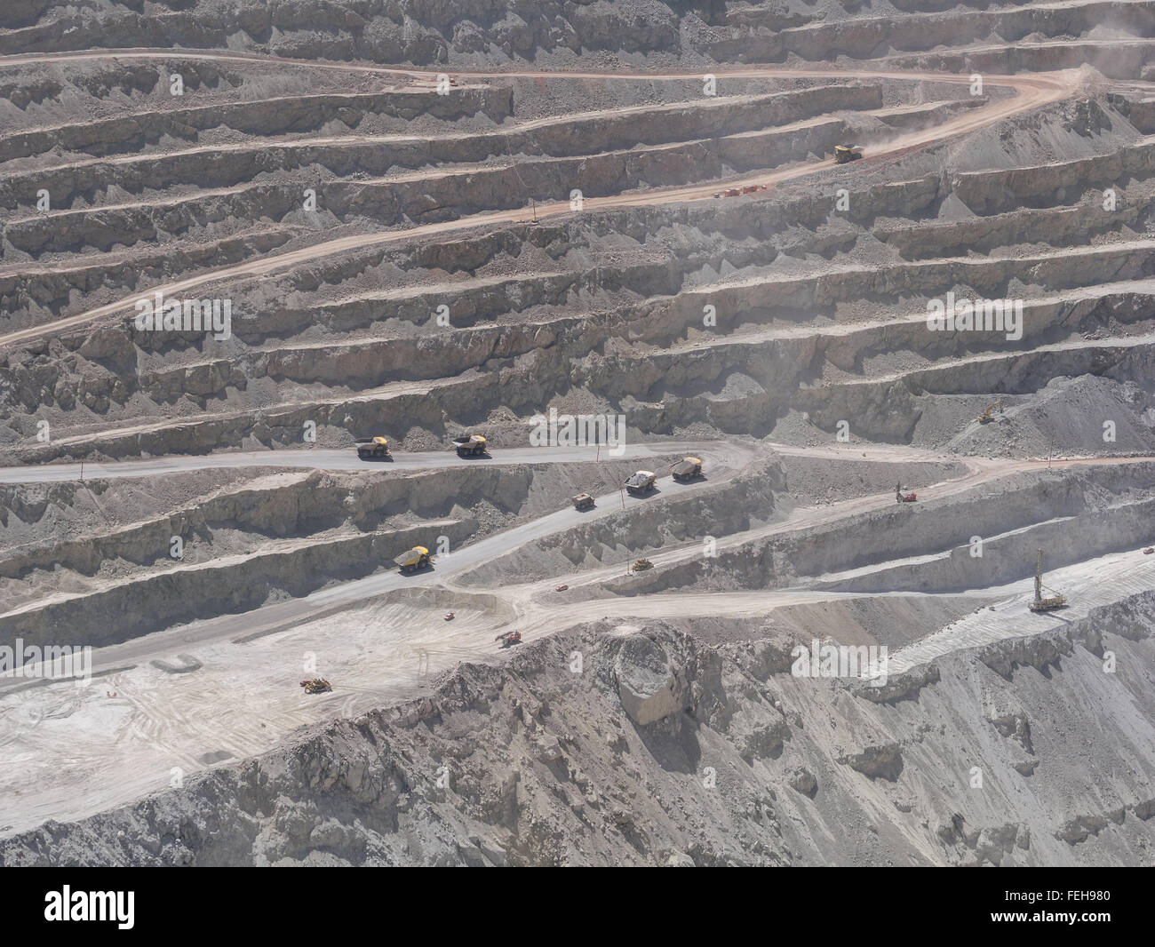 Miniera di rame chuquicamata immagini e fotografie stock ad alta ...