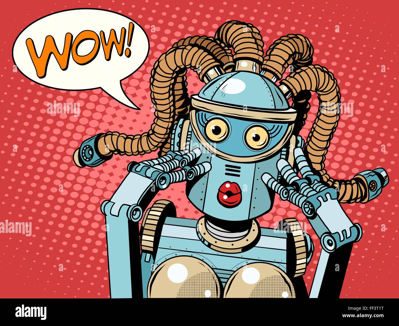 Wonder woman cartoon Immagini Vettoriali Stock - Alamy