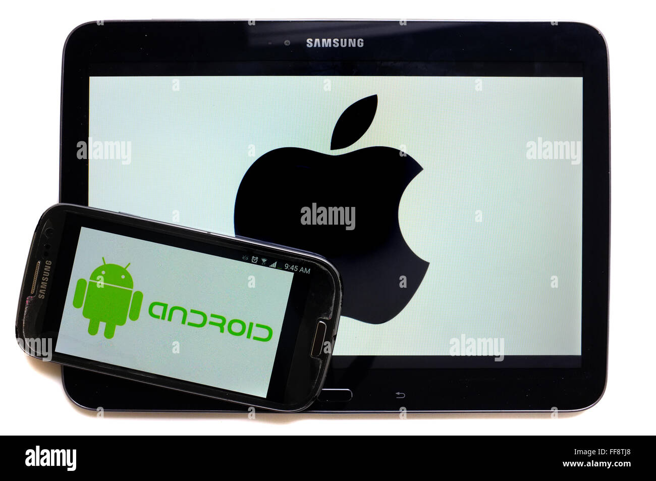 Android vs apple immagini e fotografie stock ad alta risoluzione - Alamy