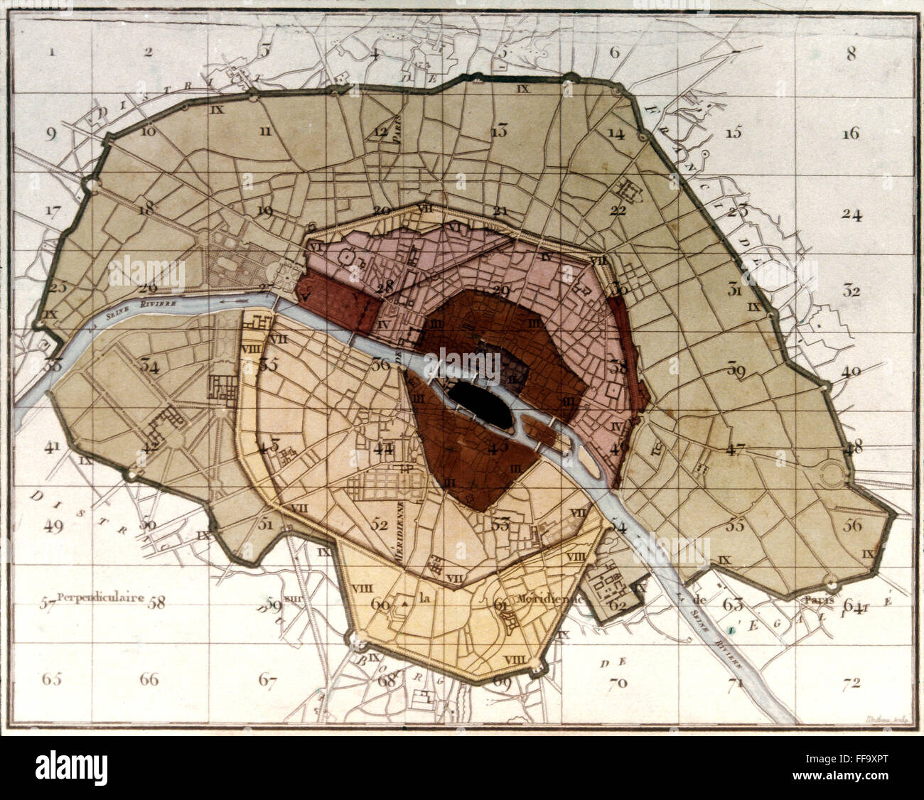 Piano di hachette o mappa tascabile di parigi Immagini e Fotos Stock ...