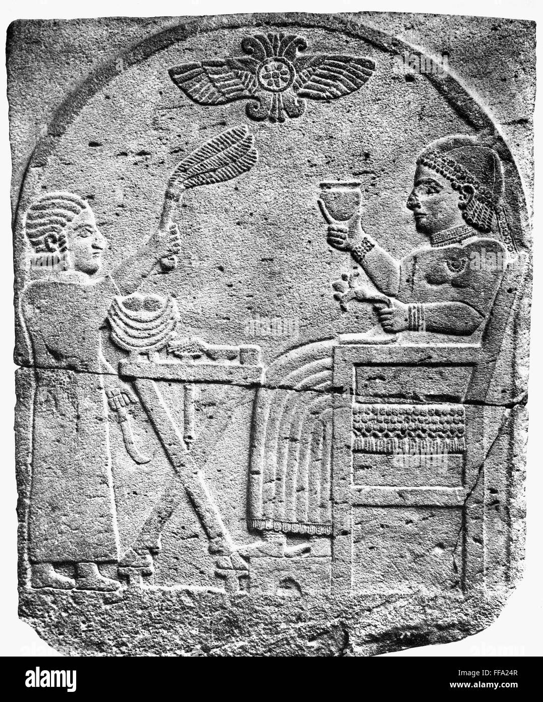 Hittita Impero: Tomba stele. /NTomb stele di una principessa aramaico ...