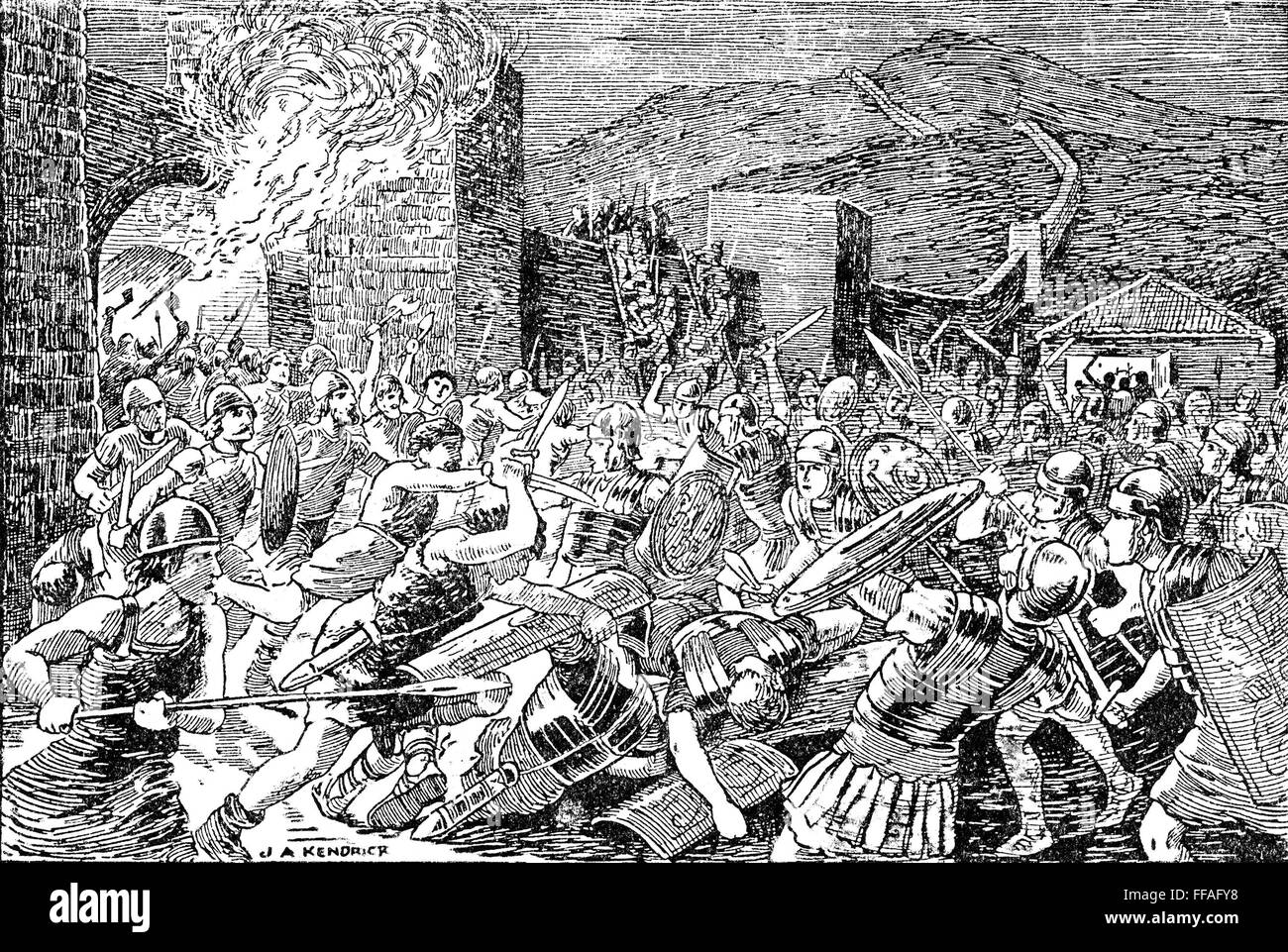 PICTS attaccando i romani. /NPicts dal nord della Bretagna (o Caledonia ...