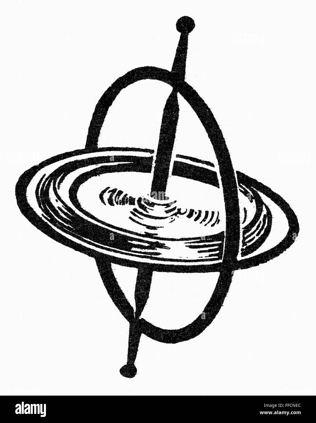 Simbolo: equilibrio. /NA giroscopio, un simbolo di equilibrio e di ...