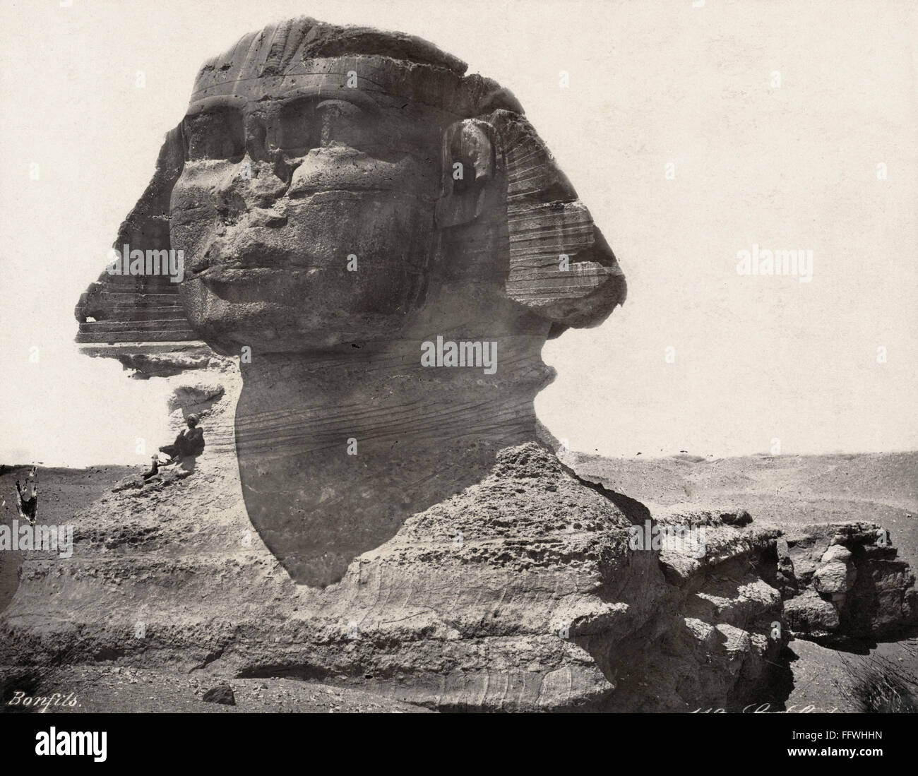 Egitto: Grande Sfinge. /Nil Grande Sfinge di Giza in Egitto. La ...