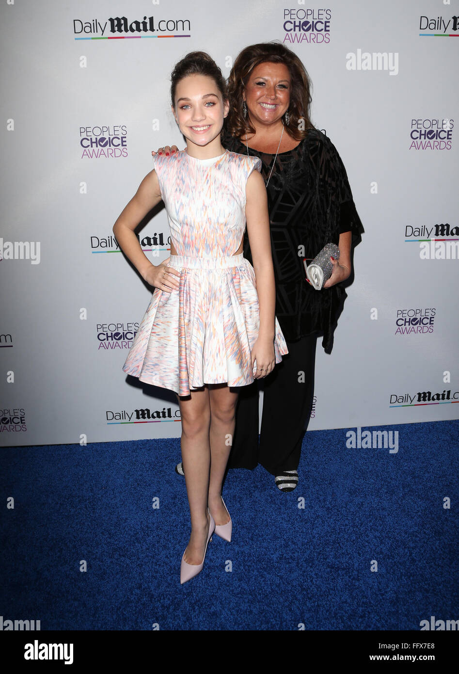 Maddie ziegler and abby lee miller immagini e fotografie stock ad alta ...