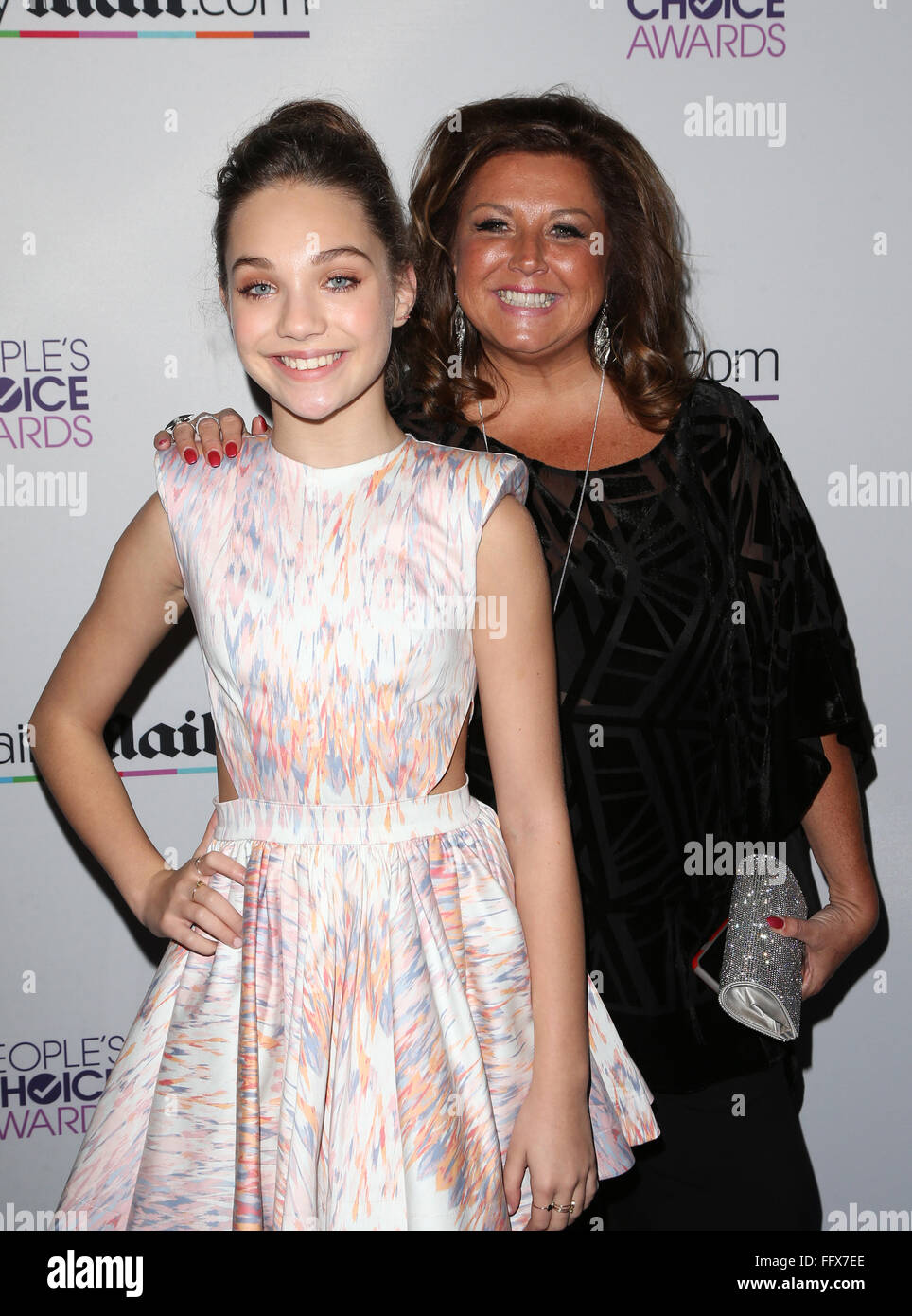 Maddie ziegler and abby lee miller immagini e fotografie stock ad alta ...