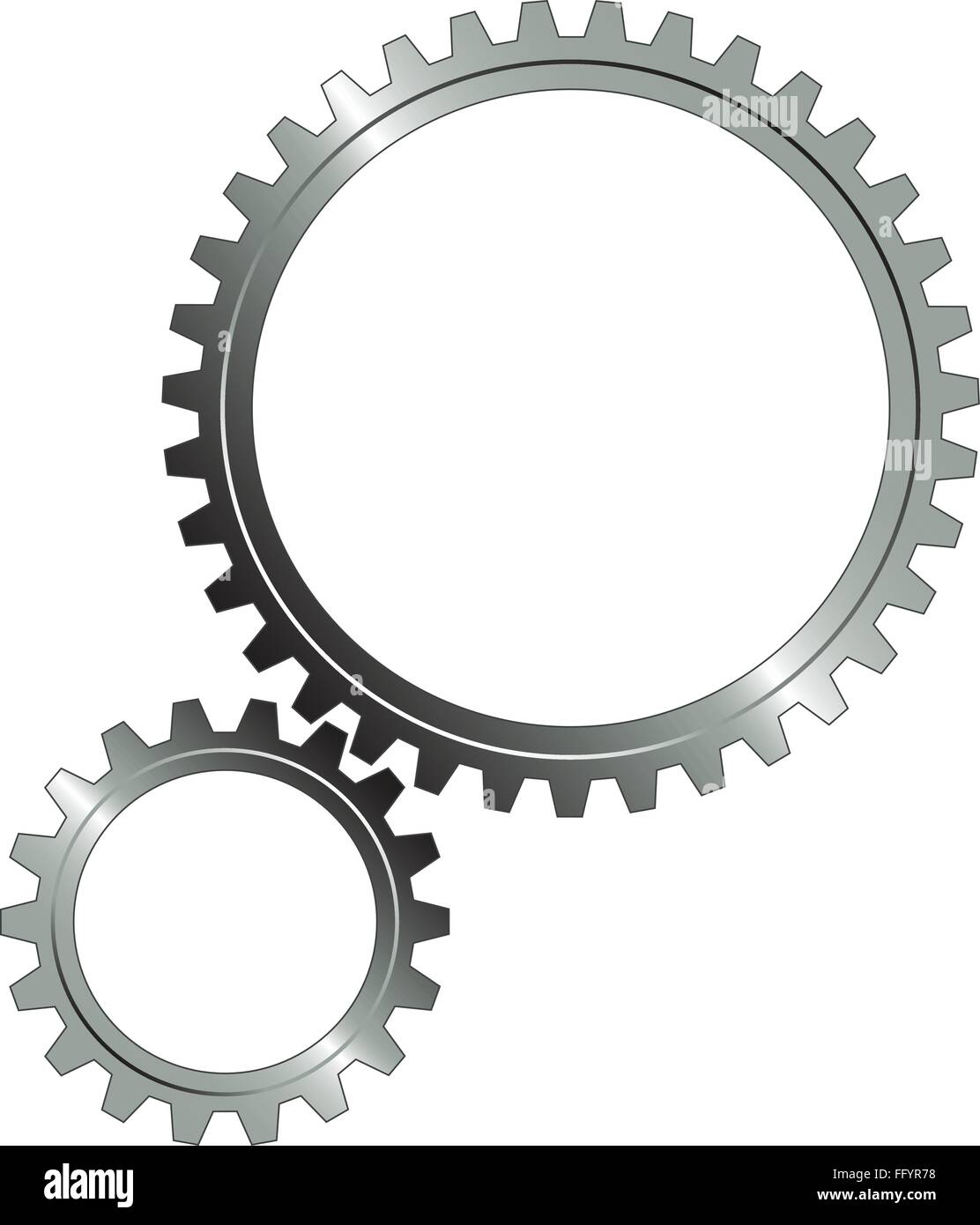 Ingranaggi di ferro Immagini Vettoriali Stock - Alamy