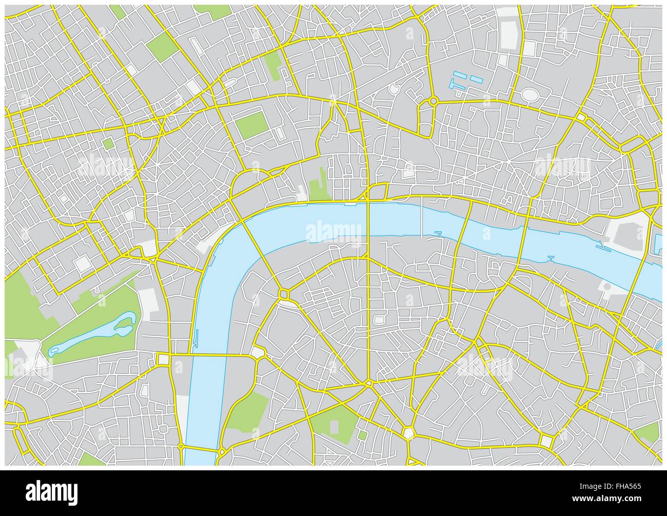 Mappa stradale di londra immagini e fotografie stock ad alta ...