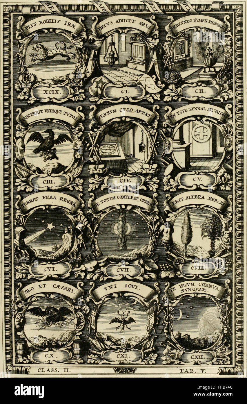 Un'opera del 1702 sull'arte del simbolismo, composta da sette discorsi ...