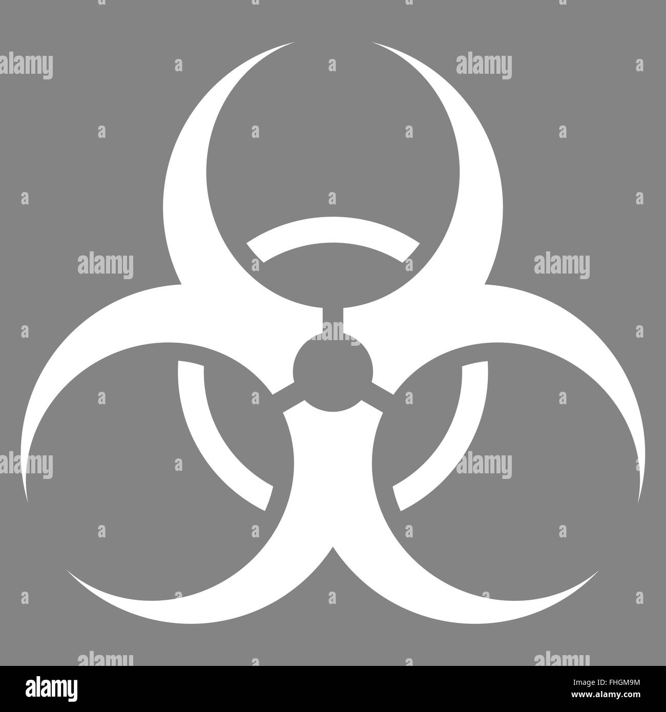 Simbolo di rischio biologico Foto e Immagini Stock in Bianco e Nero - Alamy