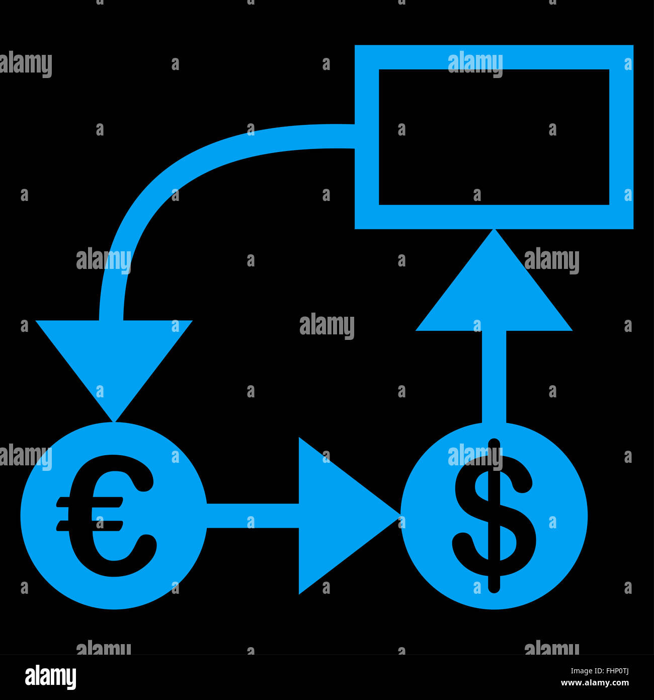 Icona di diagramma di flusso Foto stock - Alamy