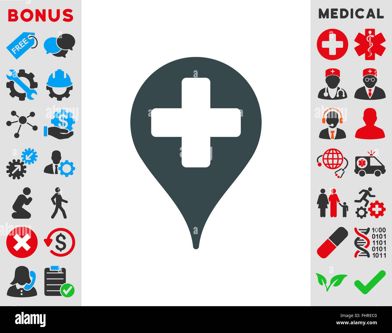 Medical map marker flat icon immagini e fotografie stock ad alta ...